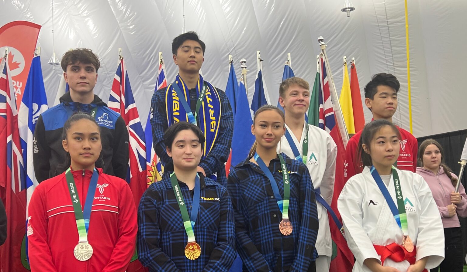 British Columbia Wins Double Gold - Karate Canada - Karate Canada