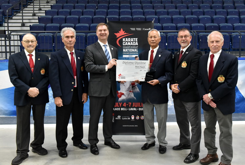 Sensei Shane Yukio Higashi Honoured at Nationals - Karate Canada ...